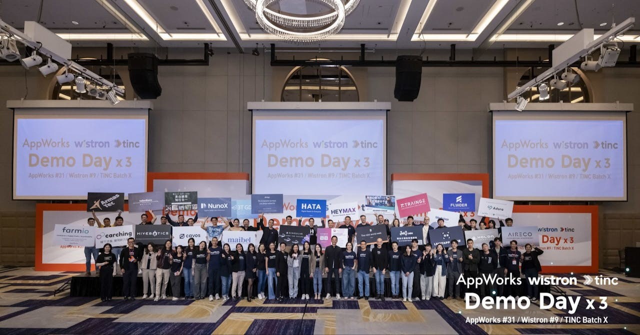 AI 拿起抹布與工具：AppWorks #31 + Wistron #9 + TINC Batch X Demo Day - INSIDE