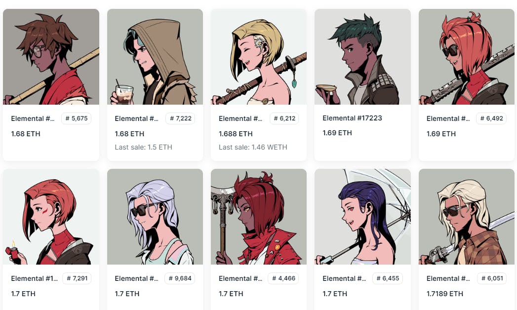 開圖即暴跌：知名NFT「Azuki」新作大翻車，90萬台幣地板價幾乎砍半 - TNL The News Lens 關鍵評論網