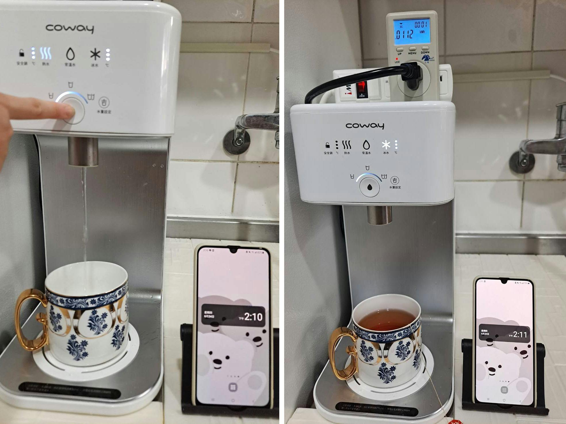 【評測】Coway CHP-242N濾淨智控飲水機 美國水質協會WQA全機認證的生飲純淨，瞬熱／熱電致冷科技 品水師把關的新鮮好喝，純淨力、省 ...