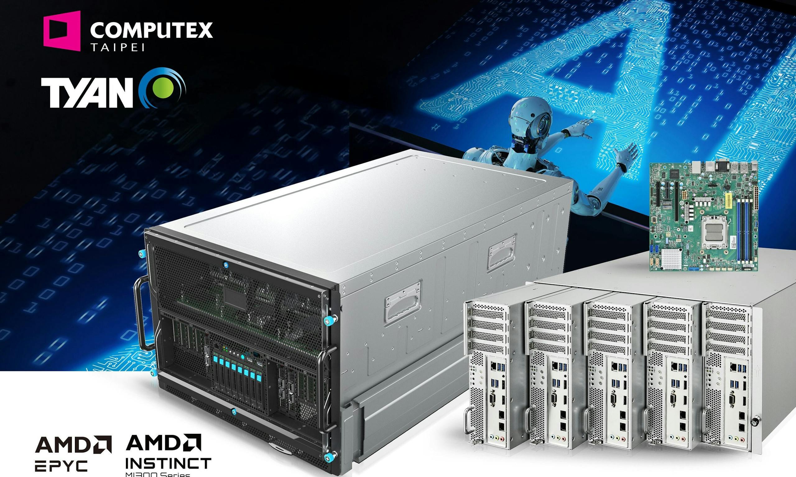 TYAN亮相COMPUTEX 2024，揭示針對資料中心計算性能與大規模 AI / 高性能計算基礎架構優化的AMD EPYC伺服器平台 - TNL The News Lens 關鍵評論網