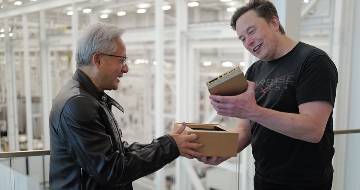 NVIDIA黃仁勳受訪表示DGX-1推出時僅有Elon Musk獨具慧眼下了第一份訂單給OpenAI #cuda (244929) - Cool3c