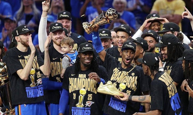 【NBA24-25:總冠軍賽】Larry O'Brien Trophy降臨OKC，SGA率領雷霆擊倒溜馬雙擁MVP榮耀 - NBA - 籃球 ...