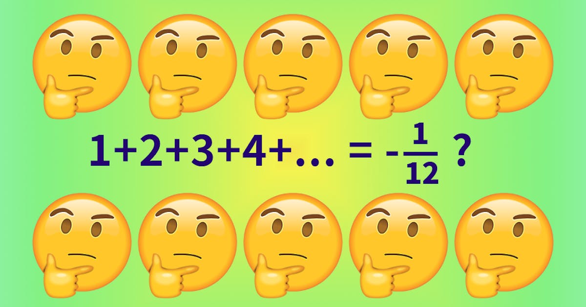 為甚麼「1+2+3+4+...」的答案，會是-1/12？ - TNL The News Lens 關鍵評論網