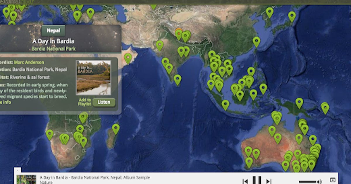 在家也想聆聽大自然？試試「Nature Sound Map」400個自然聲景 - TNL The News Lens 關鍵評論網