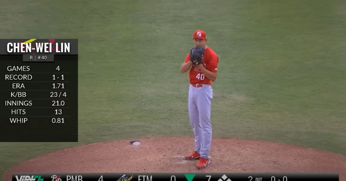 MLB》林振瑋1A先發投出生涯代表作 張育成單場雙安手感持續加溫 - MLB - 棒球 | 運動視界 Sports Vision