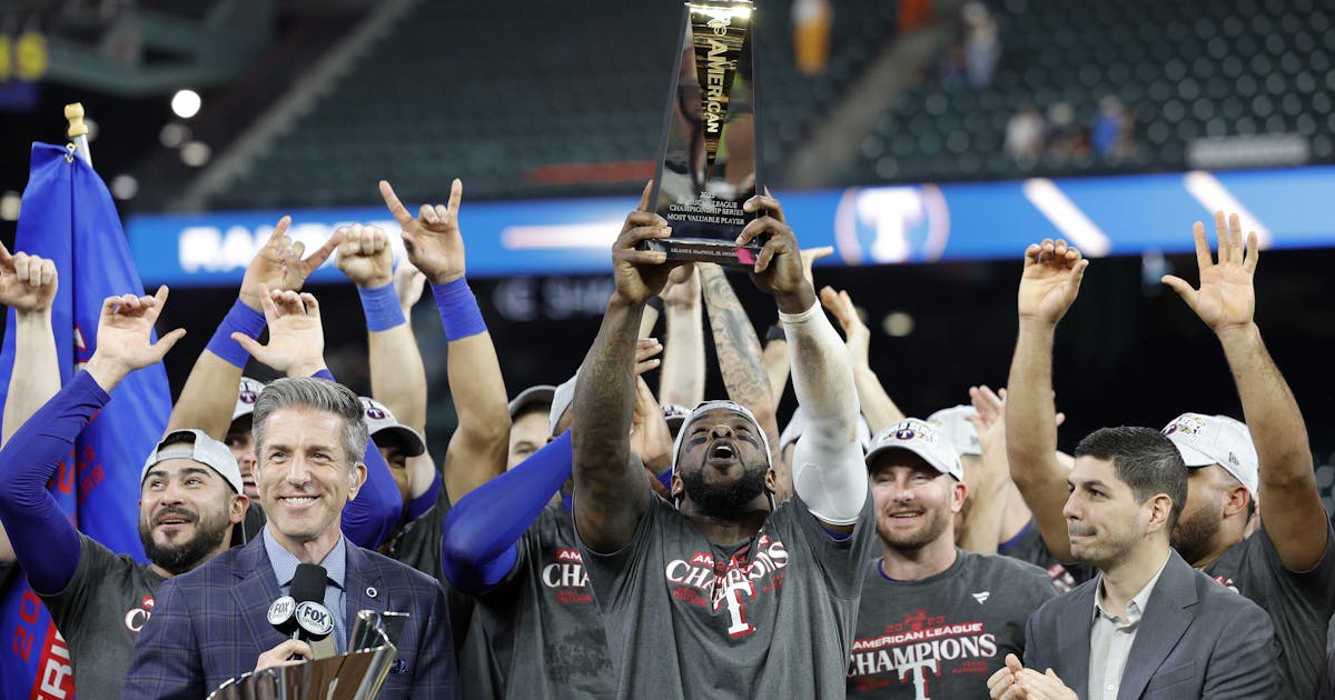 【2023 MLB季後賽】遊騎兵睽違12年重返世界大賽，Adolis Garcia 獲選美聯冠軍賽 MVP - MLB - 棒球 | 運動視界 Sports Vision