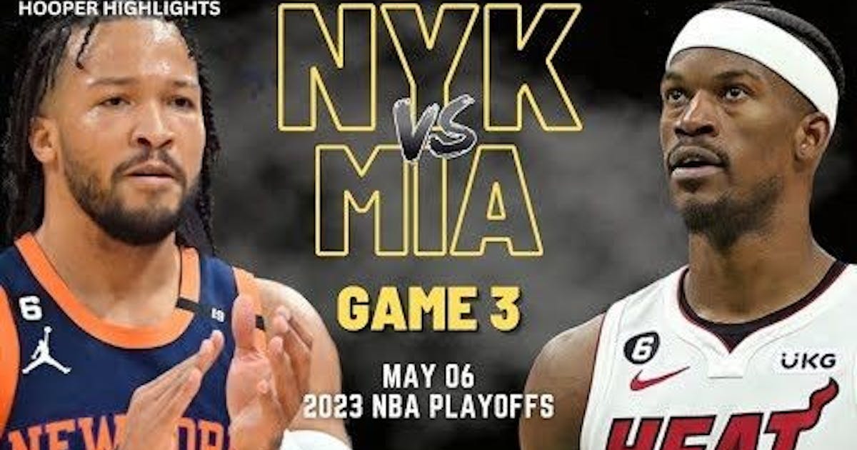 【NBA 熱火vs尼克G3】既生瑜，何生亮？尼克與熱火的舉盾相爭 - NBA - 籃球 | 運動視界 Sports Vision