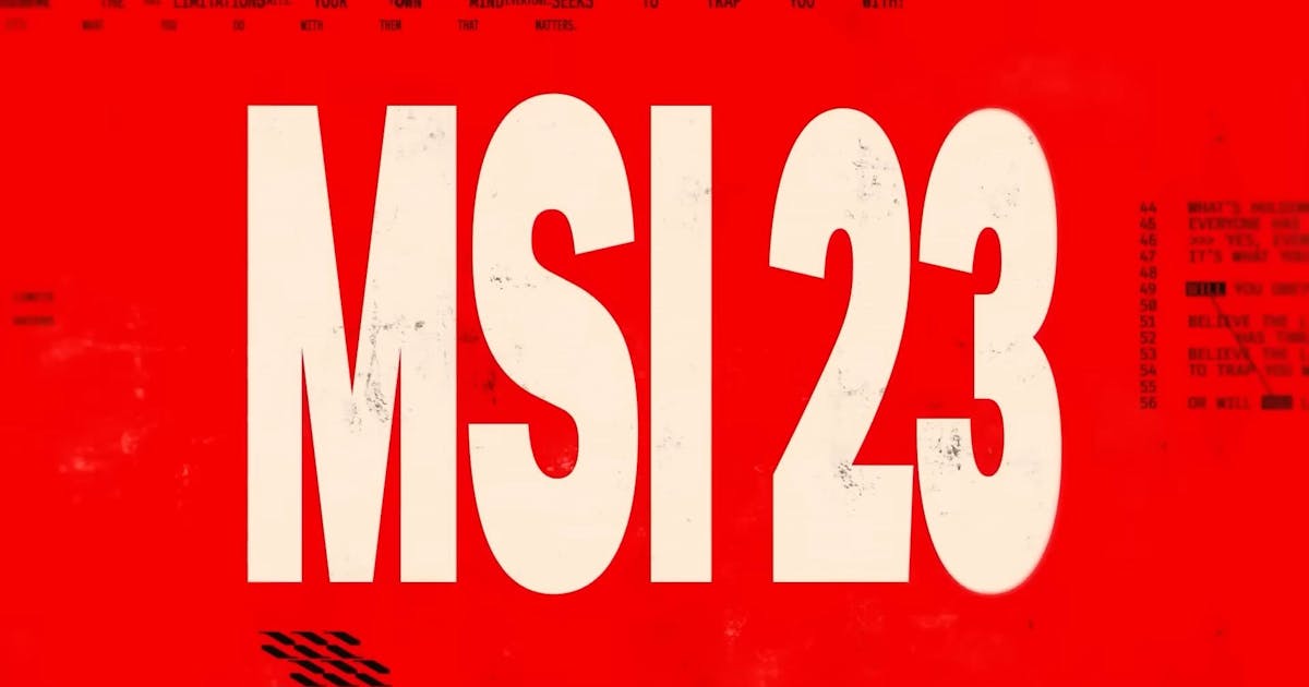 【S13】2023 MSI 全新賽制懶人包 - 綜合運動 | 運動視界 Sports Vision