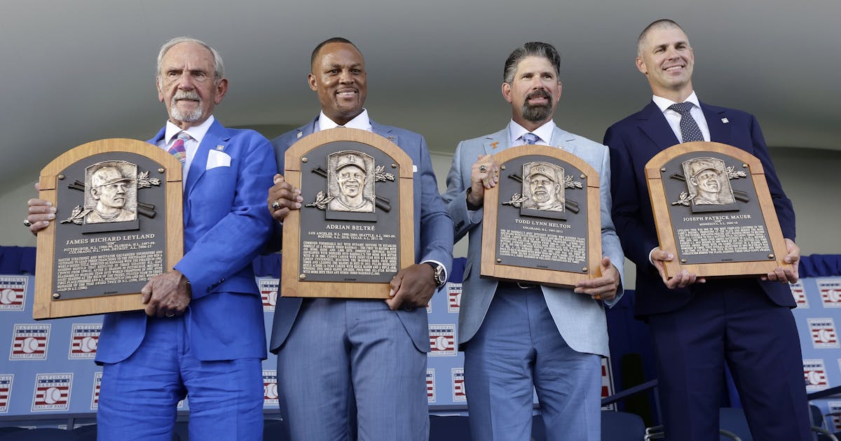 MLB》躋身歷史傳奇-Todd Helton、Adrian Beltré、Jim Leyland、Joe Mauer正式進入名人堂 - MLB ...