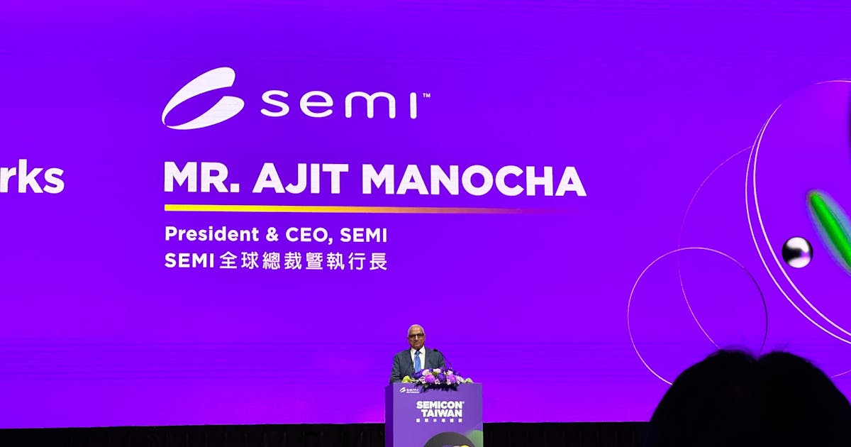 【SEMICON TAIWAN】SEMI CEO Ajit Manocha：來台超過百次，見證台灣半導體影響力 - INSIDE