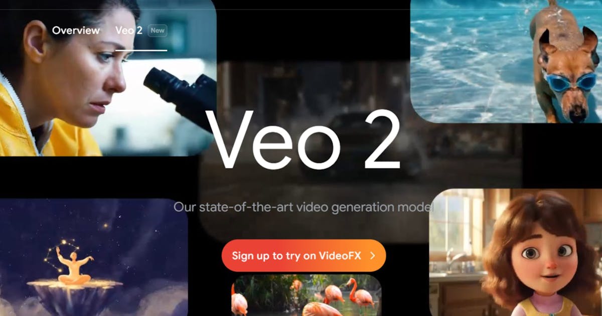 劍指 Sora？Google DeepMind 推出新一代影片生成 AI 模型「Veo 2」 - INSIDE