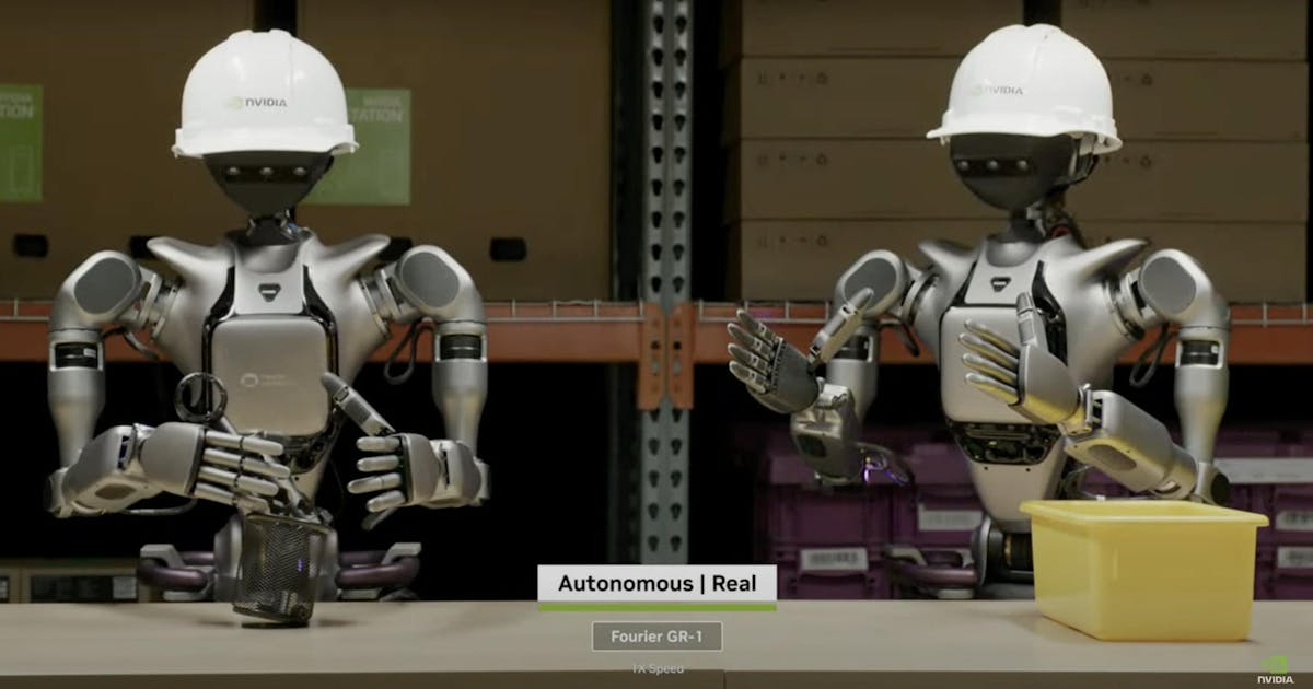 【NVIDIA GTC 2025】NVIDIA 發表通用型機器人基礎模型 Isaac GR00T N1 - INSIDE