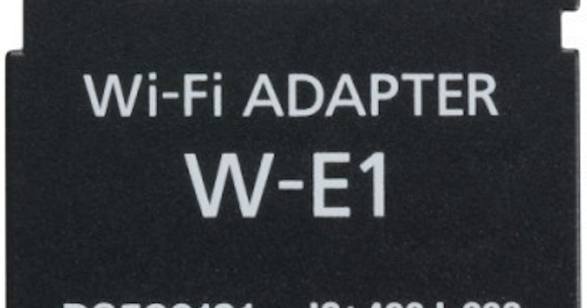 Canon 發表 WiFi 擴充卡 W-E1 ，適用於 7D Mark II 、 5Ds 與 5Ds R #無線 (110360) - Cool3c