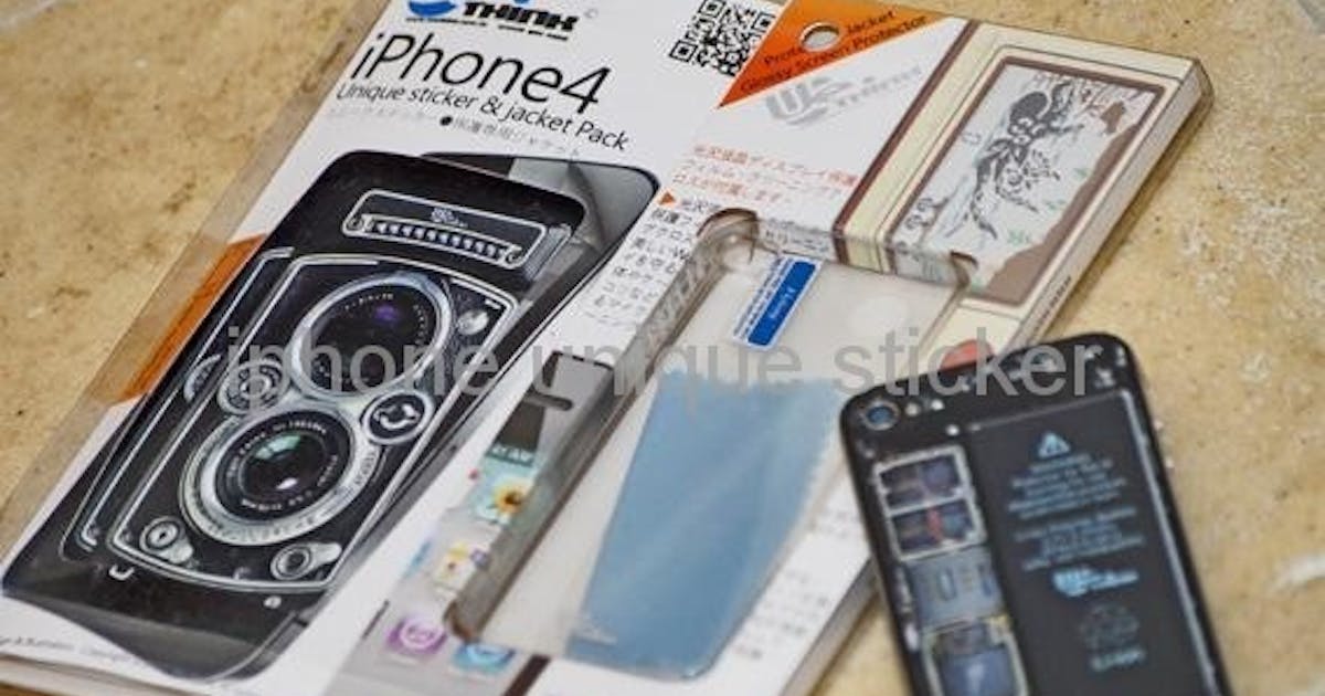 iphone 4 unique sticker #Iphone4 (28596) - Cool3c