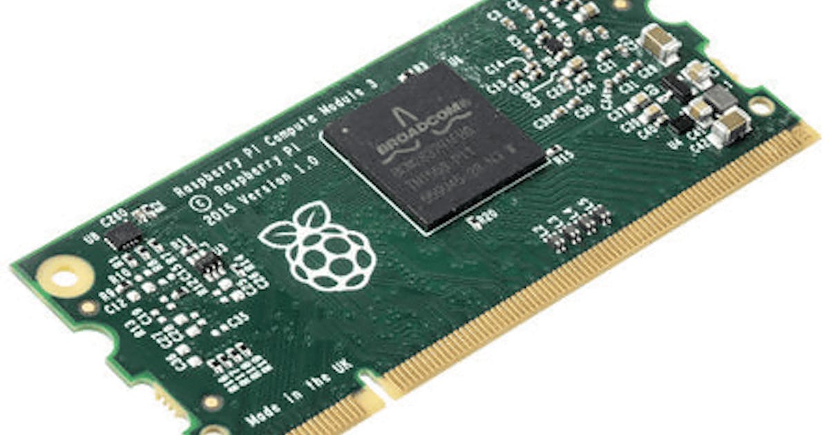 Raspberry Pi 3 推出 SO-DIMM 型單板電腦模組，更適用於嵌入式裝置開發 #樹莓派 (118547) - Cool3c