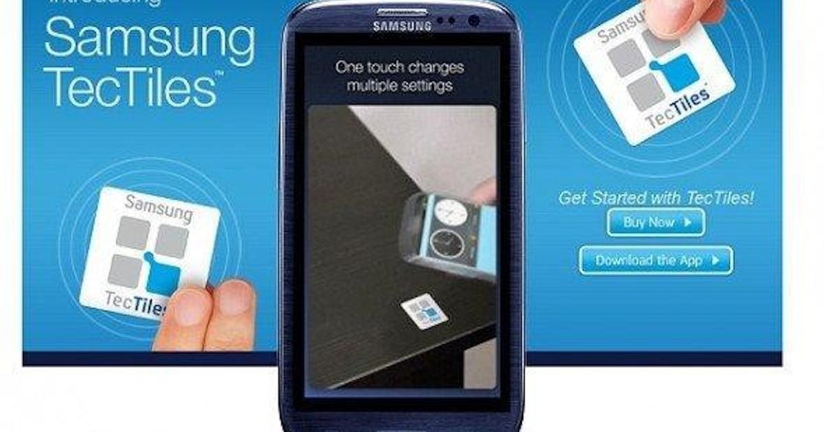 Samsung 推出智能貼紙 『TecTiles』 #nfc (59665) - Cool3c