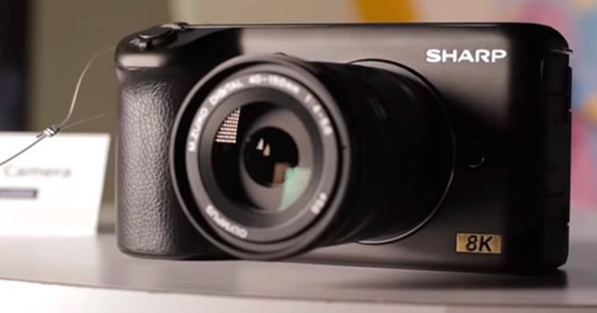 CES 2019 ：夏普在 CES 展示基於 M43 的 8K 攝錄影機原型，價格預計壓在 5,000 美金下 (140355) - Cool3c
