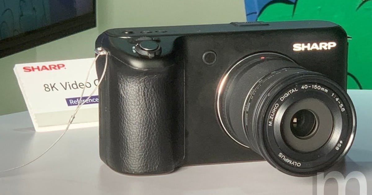 除了 8K 電視外 夏普展示可拍8K影像的M43原型機 #8K 影片 (140394) - Cool3c