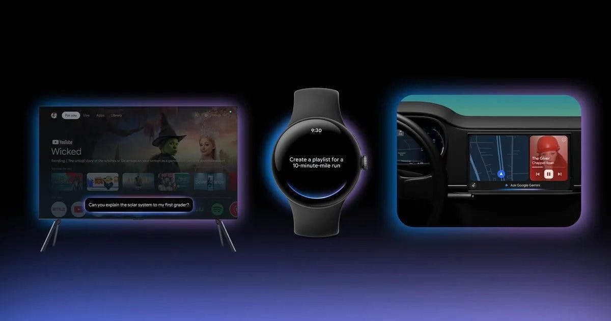 Gemini將擴展至智慧錶、智慧電視與車載，逐步取代Google助理 #android auto (240054) - Cool3c