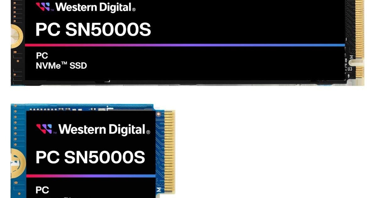 Western Digital公布OEM用PC SN5000S NVMe SSD，採新一代QLC顆粒並提供M.2 2230與M.2 2280雙 ...