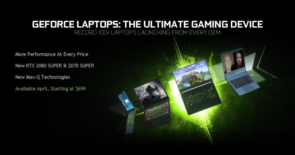 NVIDIA 行動版 RTX Super 登場，新 Max-Q 技術加持更省電且性能更強大 #gpu (152863) - Cool3c