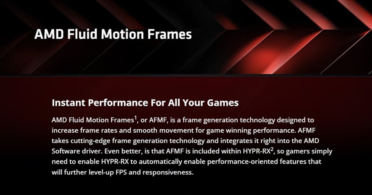 AMD釋出AMD Fluid Motion Frames 2技術預覽版，新增效能提升與低延遲兩種幀生成模式 #gpu (221319) - Cool3c