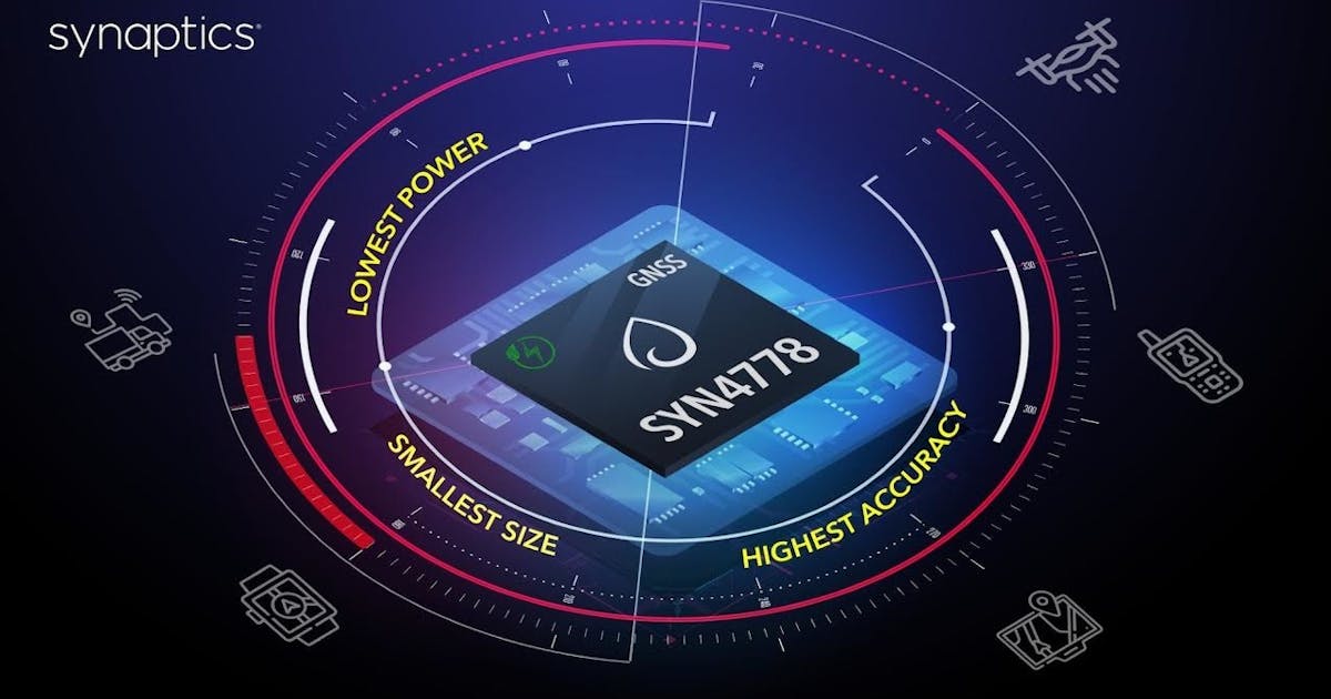 CES 2023 ： Synaptics 推出低功耗、小尺寸且高精度的 GNSS 物聯網定位晶片 SYN4778 #衛星定位 (187522) - Cool3c