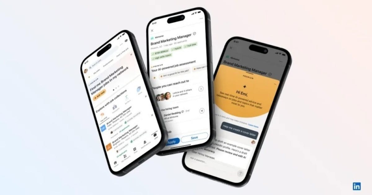 LinkedIn 導入 AI 輔助求職功能，提升履歷能見度與學習效率 (218155) - Cool3c