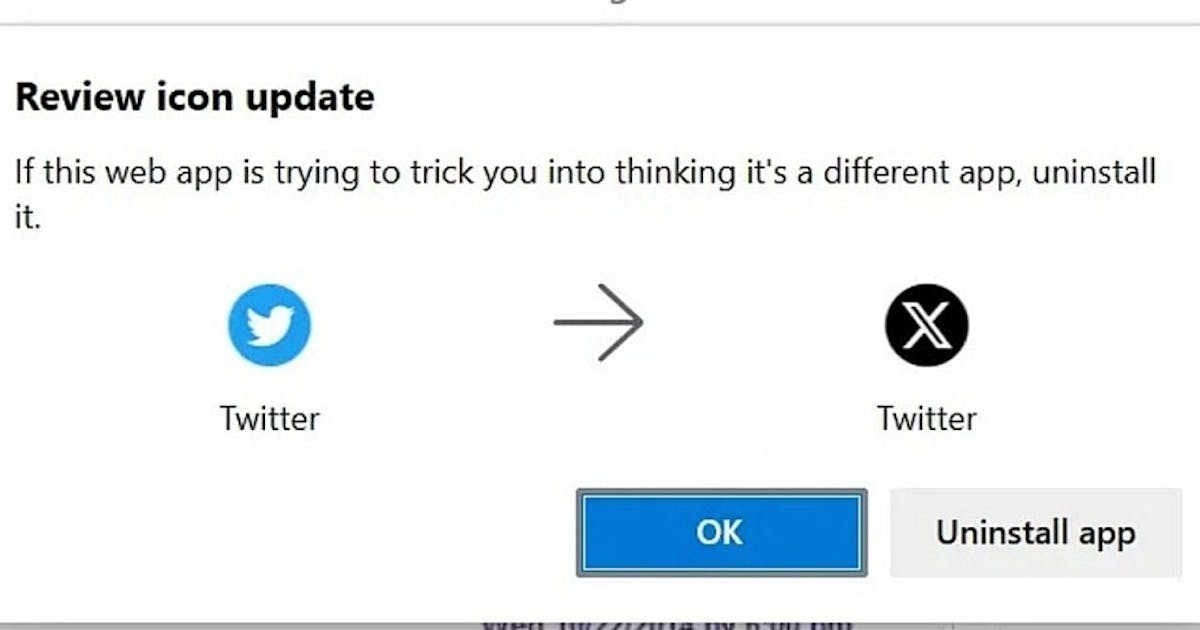 Twitter 品牌改名「X」禍不單行 再遭 Edge 誤判為風險服務 #microsoft edge (196828) - Cool3c