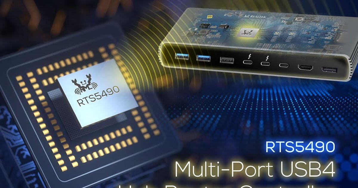 瑞昱推出獲得USB-IF認證、整合Type-C與PD充電功能的USB4集線器控制晶片 #usb pd (235494) - Cool3c