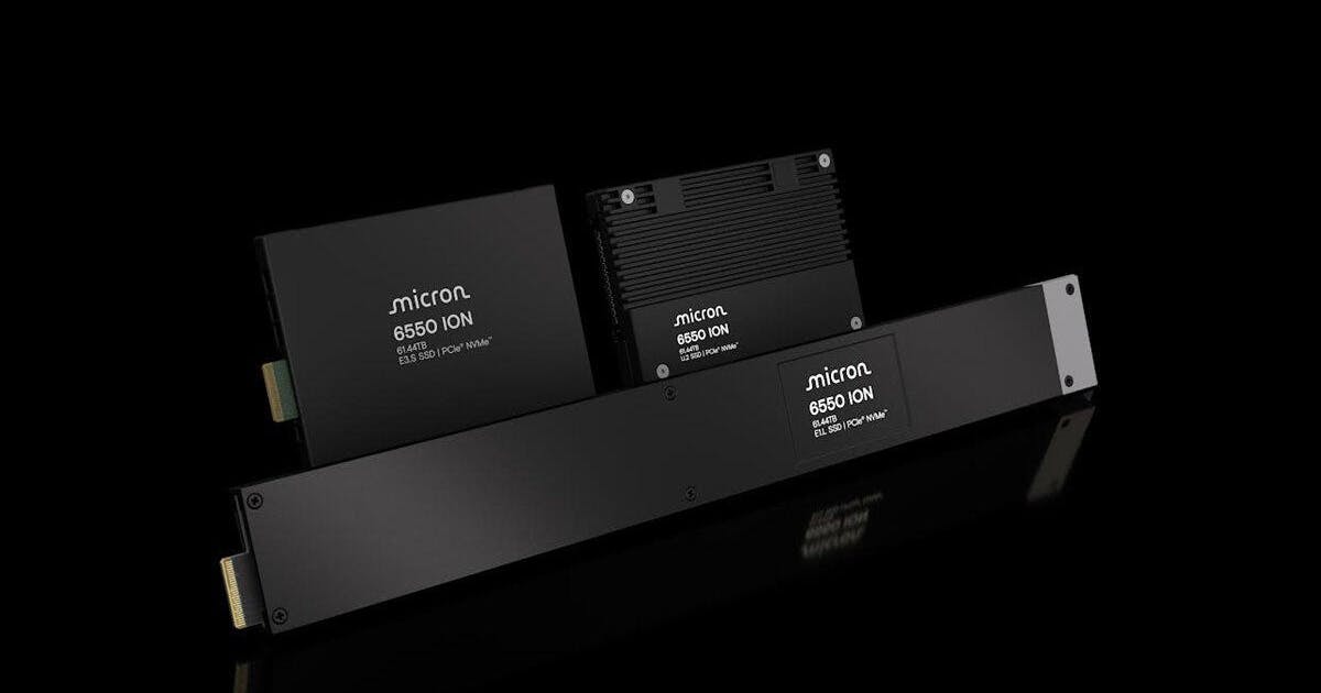 美光推出高效率、節能的60TB 6550 ION資料中心SSD，首創E3.S封裝達60TB容量 #micron (228816) - Cool3c