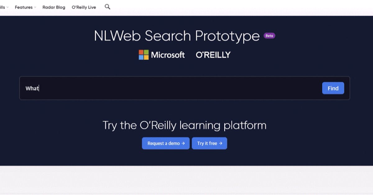 微軟推出開源專案「NLWeb」，要輕鬆為任何網站賦能 AI - INSIDE