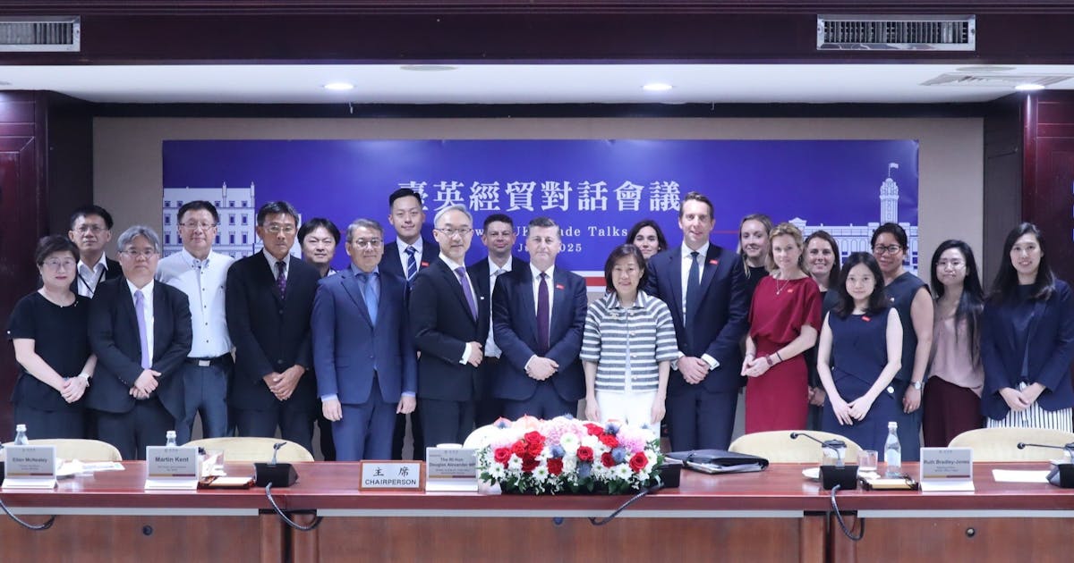 英國商貿副大臣赴台見證台英簽署ETP協議，跨越數位貿易、能源、投資3領域 - TNL The News Lens 關鍵評論網