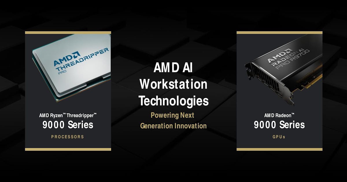 AMD分享Ryzen Threadripper 9000系列處理器與Radeon AI Pro R9700特色與測試數據 #HEDT ...