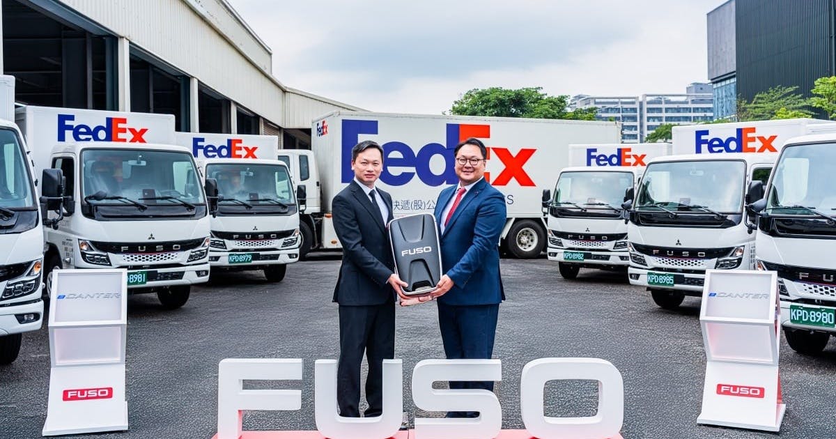 FedEx 與 FUSO 攜手引進電動貨車 加速物流碳中和目標 #聯邦快遞 (241370) - Cool3c