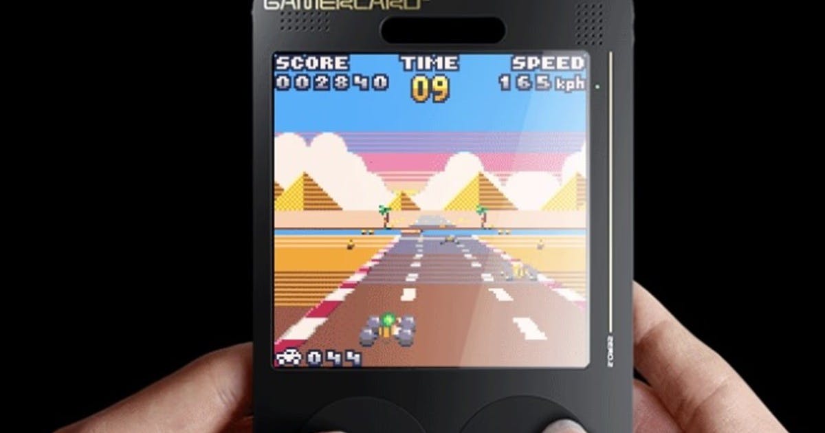 卡片般薄又輕巧的GamerCard遊戲機 盡情享受懷舊小遊戲吧 #超薄 (241384) - Cool3c