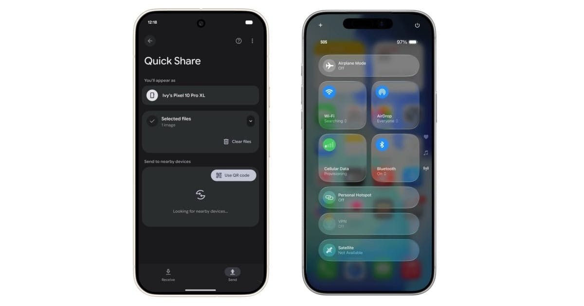 Android Quick Share 正式支援蘋果 AirDrop 互通 Pixel 10 系列率先搭載 打破跨平台傳輸隔閡 #Google ...