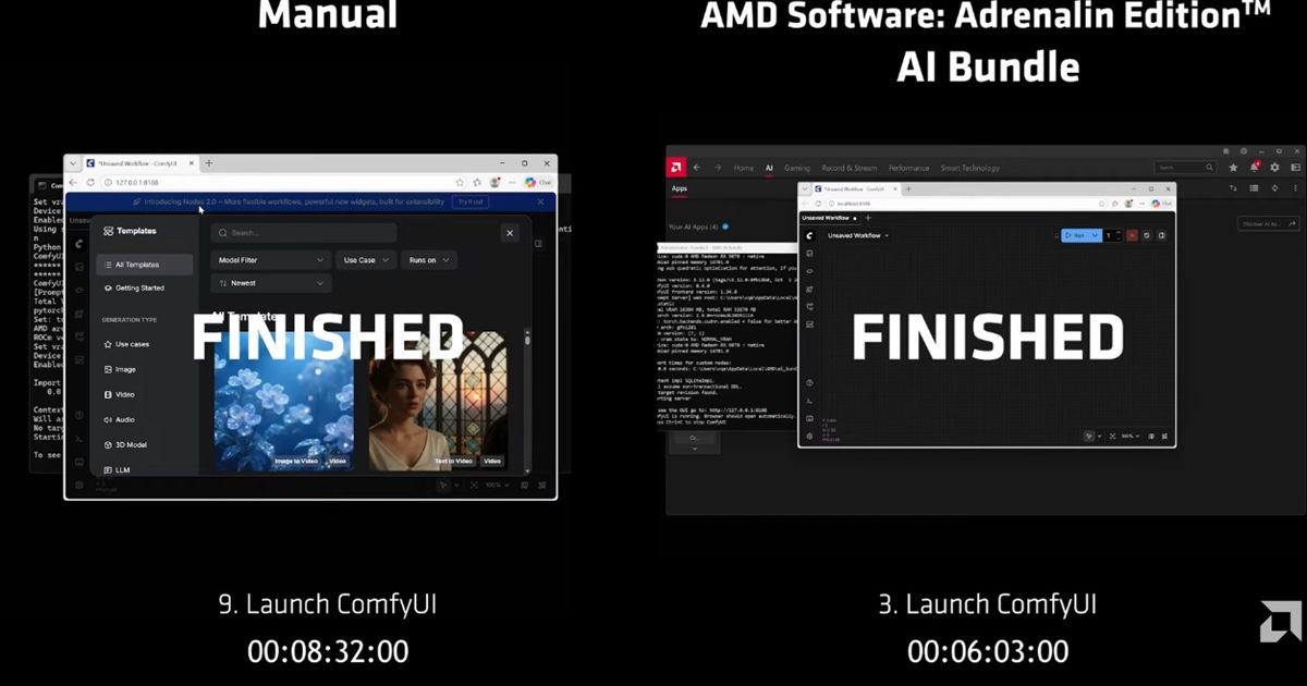 AMD釋出AMD Software: Adrenalin Edition 26.1.1版驅動軟體，新增快速安裝熱門AI應用的Adrenalin ...