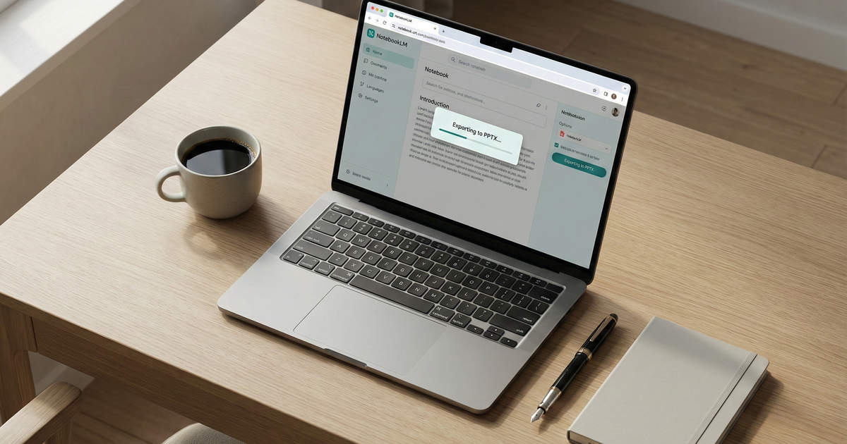 NotebookLM 重磅更新！AI 簡報工具正式支援 PPTX 匯出 告別惱人後製時代 - Business Insider Taiwan