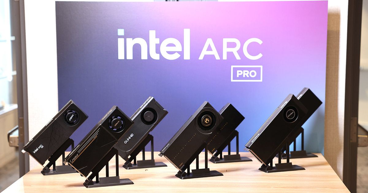 Intel公布具有32個Xe Core、32GB記憶體的Intel Arc Pro B70工作站顯示卡，同步推出升級32GB記憶體的Arc ...