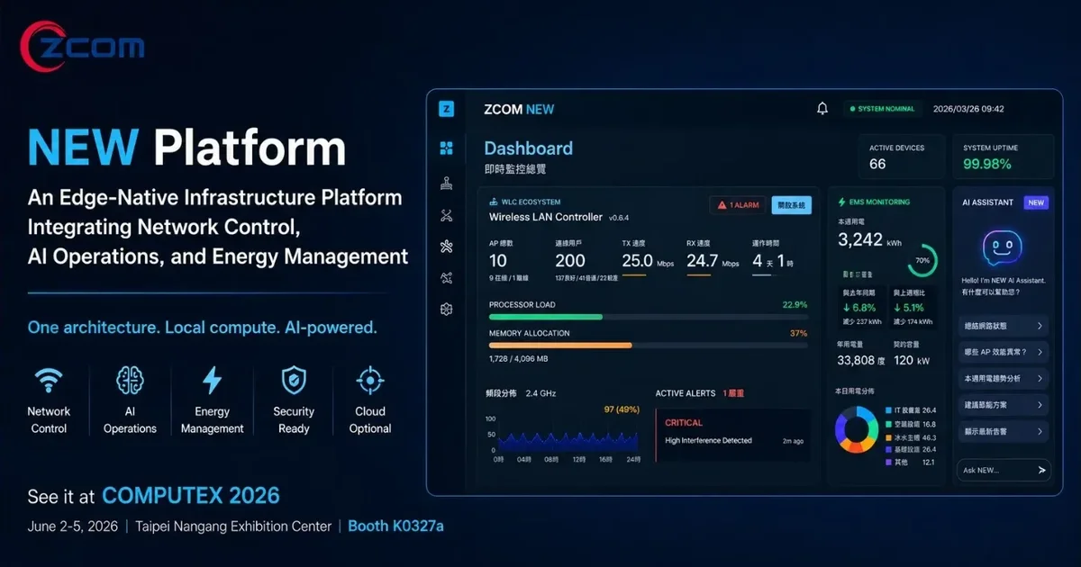 Z-COM 於 Computex 2026 正式發表 NEW Platform - INSIDE