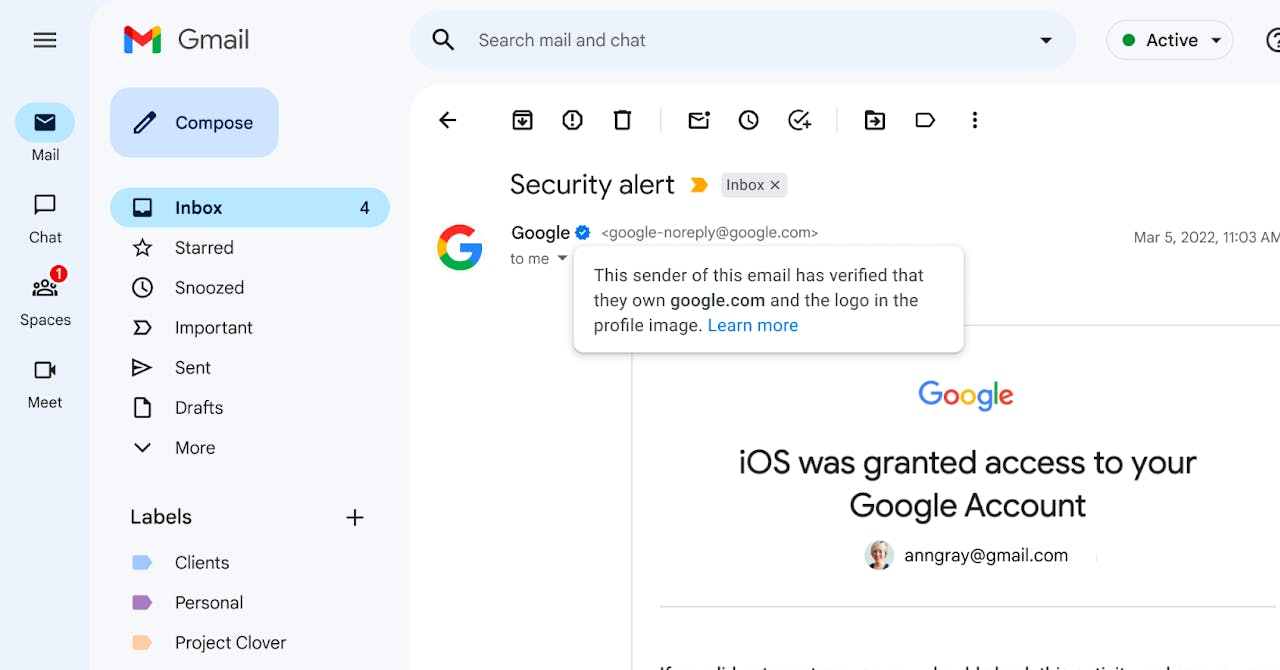 Gmail 也推藍勾勾了！有「它」代表信件通過 DMARC 不怕被釣魚 - INSIDE