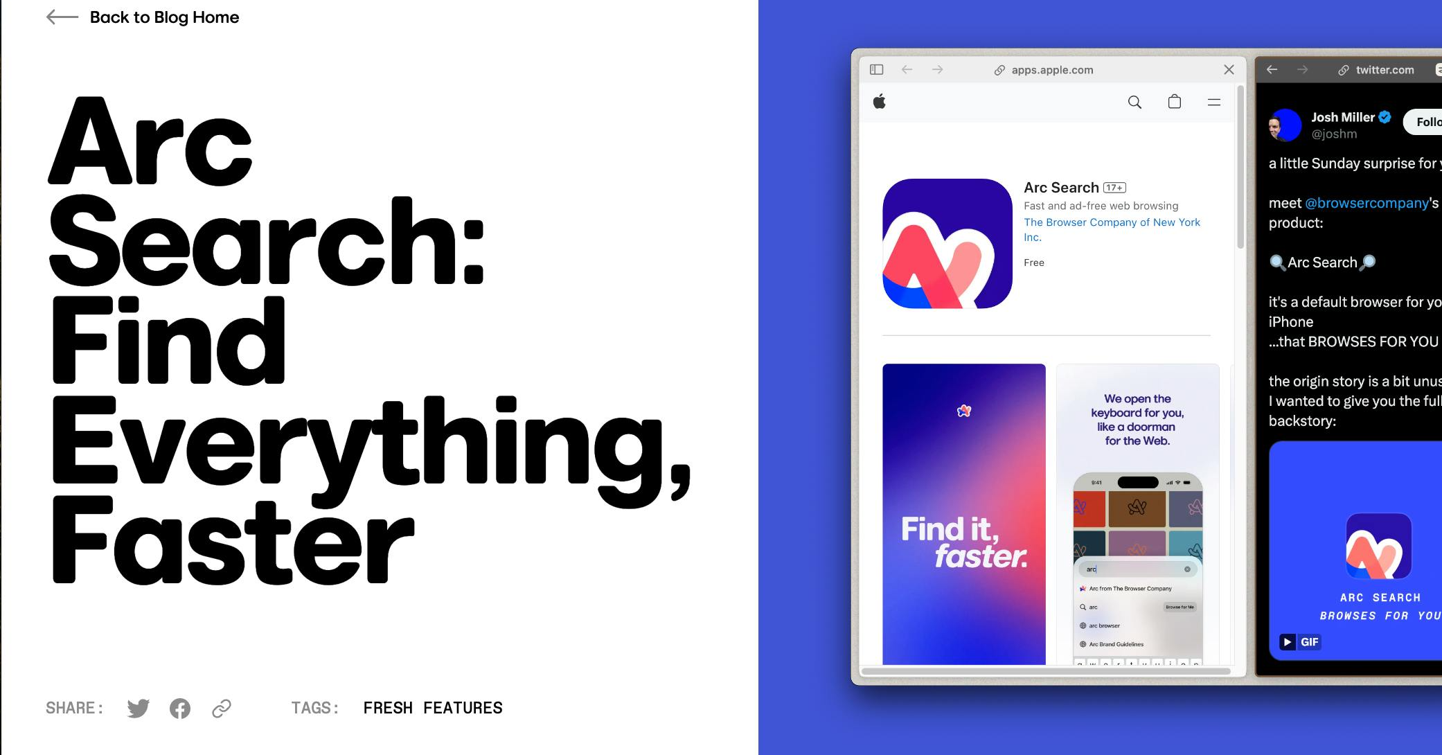 【實測】懶人版 GenAI 搜尋體驗來了！Arc Search 真有這麼神？ - INSIDE