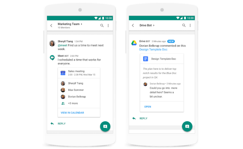 Google 推出自家企業通訊服務 Hangouts Chat 讓 G Suite 功能更完整！ - INSIDE